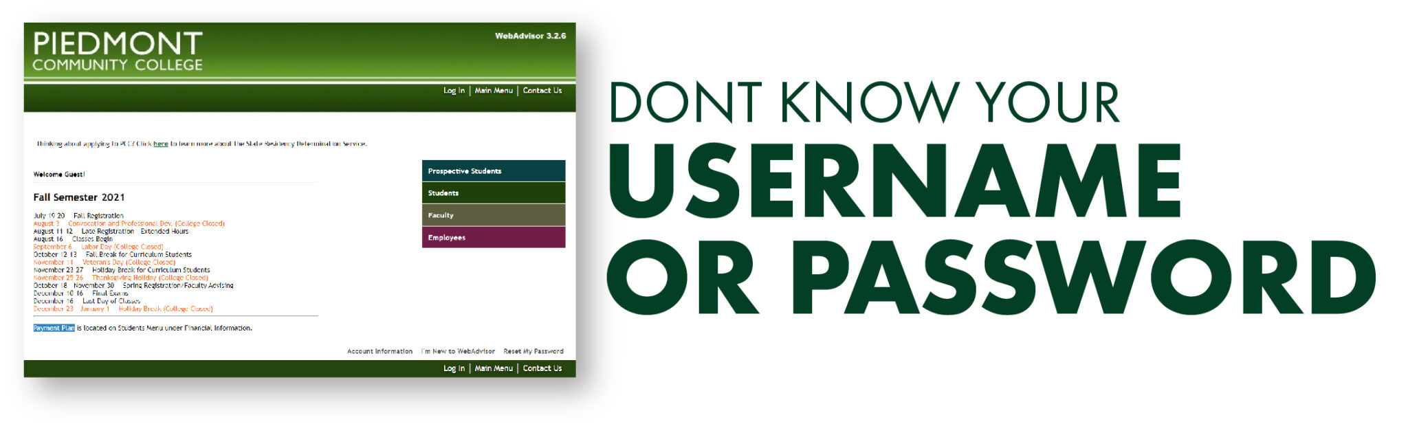 Academic Advising - Piedmont Community College