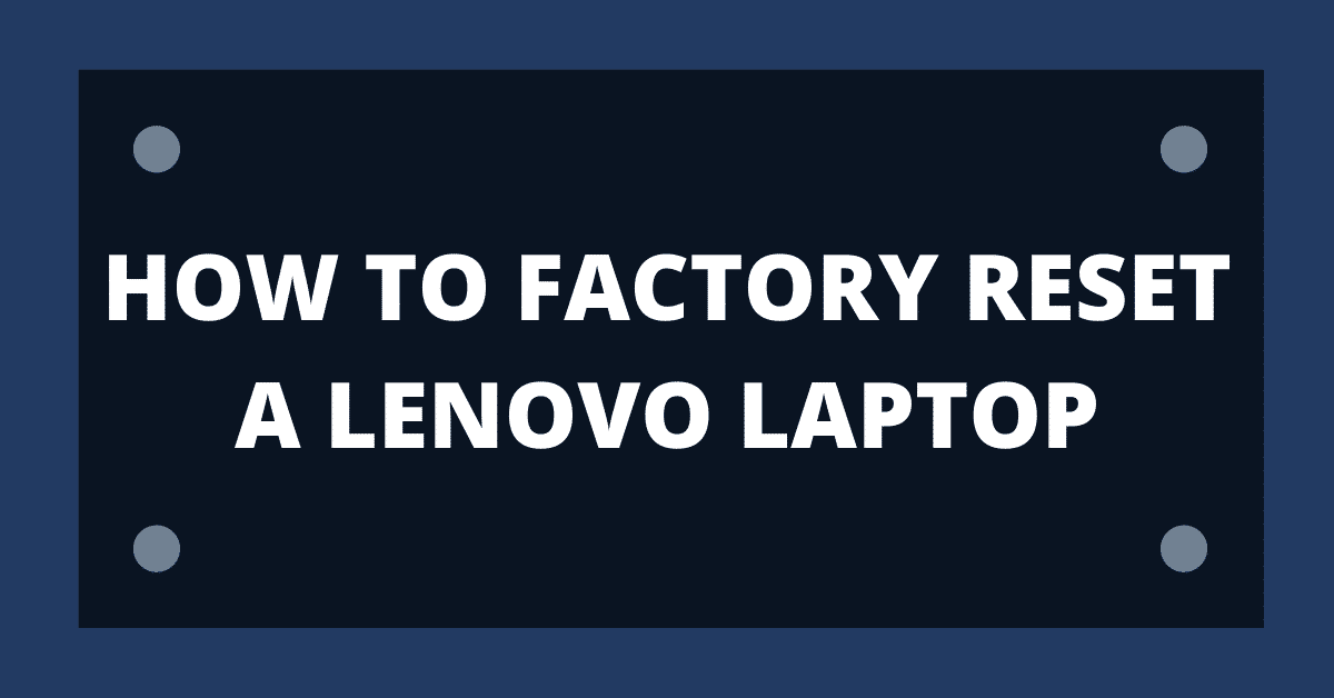 Reset your IdeaPad – Piedmont Community College