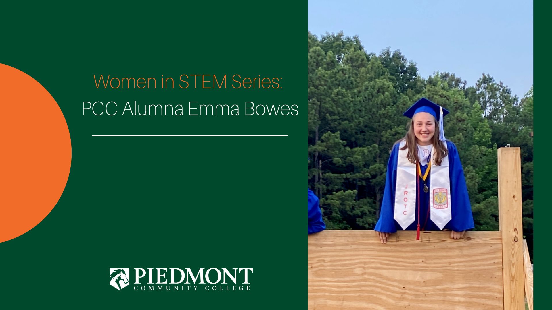 Women in STEM: PCC Alumna Emma Bowes - Piedmont Community College