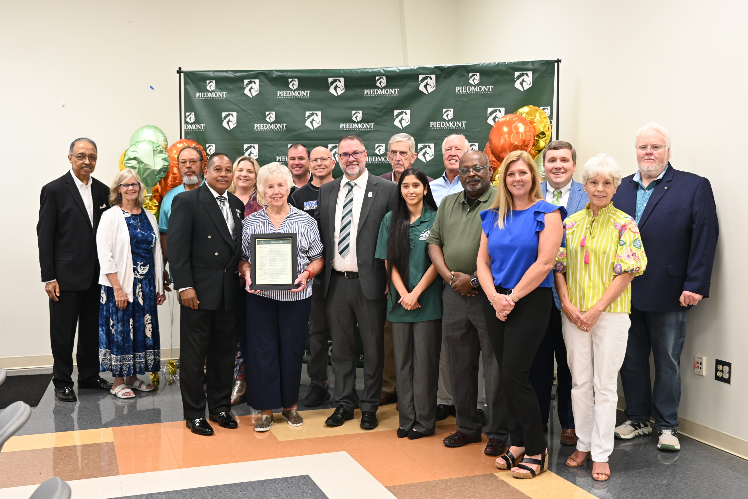 PCC Board of Trustees Welcomes New Members, Recognizes Former Member - Piedmont Community College